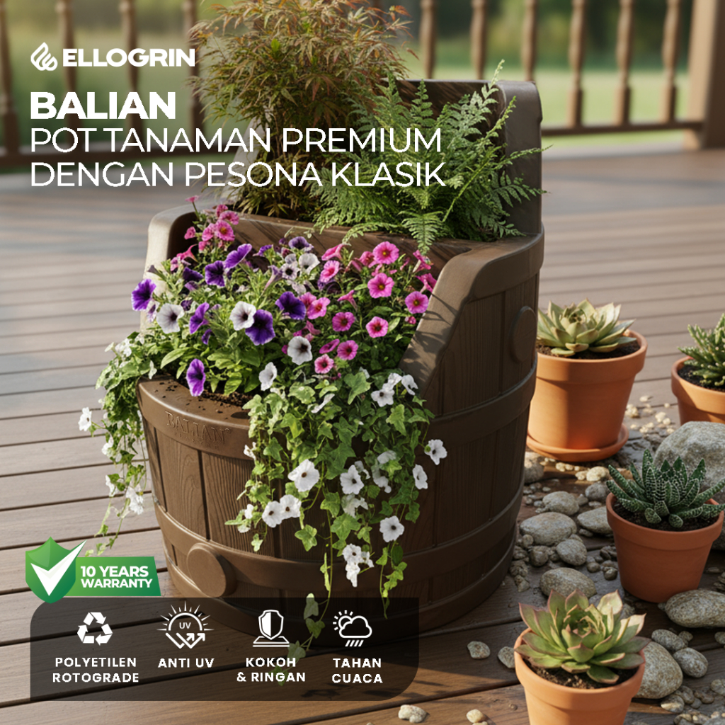 Jual Pot bunga Balian Planter by Ellogrin | Pot Bunga Barrel | Pot ...