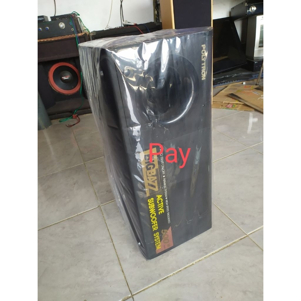 Jual Subwoofer POLYTRON PSW 500 REBAH | Shopee Indonesia