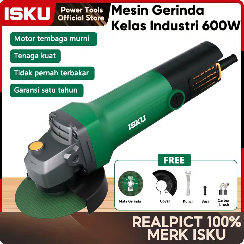 Jual ISKU Mesin Gerinda Tanga 4 inch 500W 600W 850W Angle Grinder ...