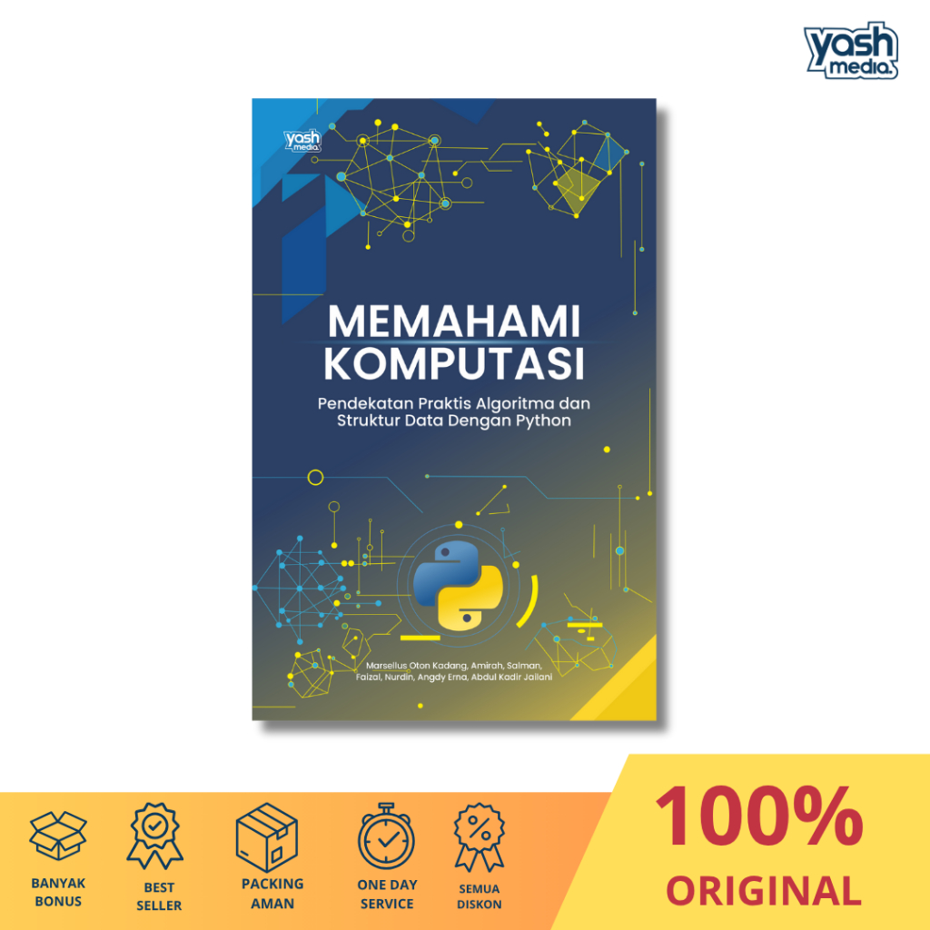 Jual MEMAHAMI KOMPUTASI : Pendekatan praktis Algoritma dan Struktur Data Dengan Python ( Tahun ...