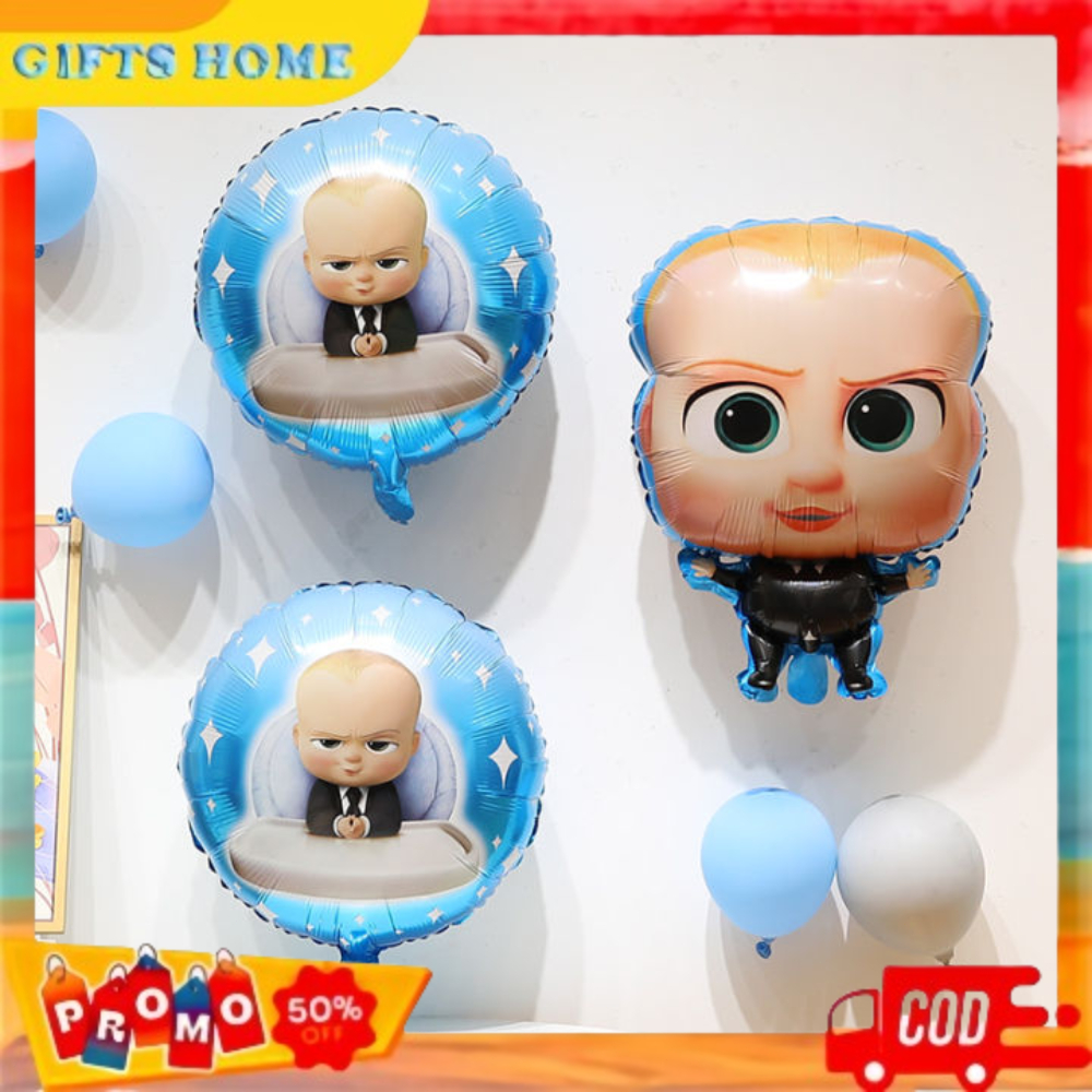 Jual Balon Foil Jumbo Baby Boss / Bulat Karakter Kartun The Baby ( 1Pcs ...
