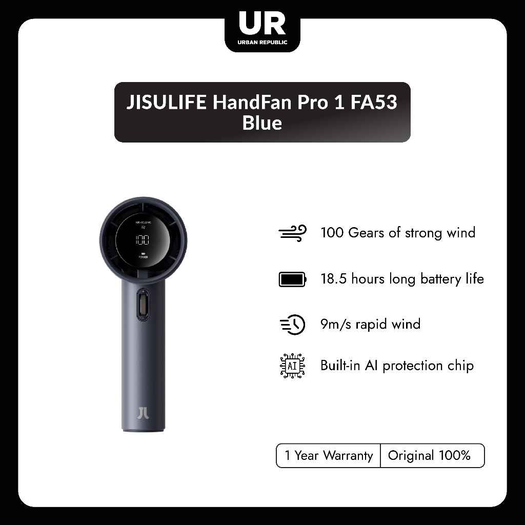 Jual JISULIFE HandFan Pro 1 FA53 - Blue | Shopee Indonesia