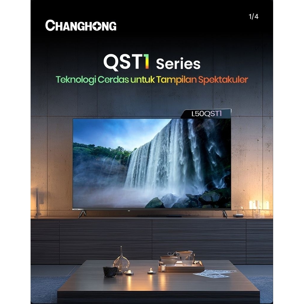 Jual CHANGHONG QLED Google TV 50QST1 Full HD 50 Inch FHD | Shopee Indonesia