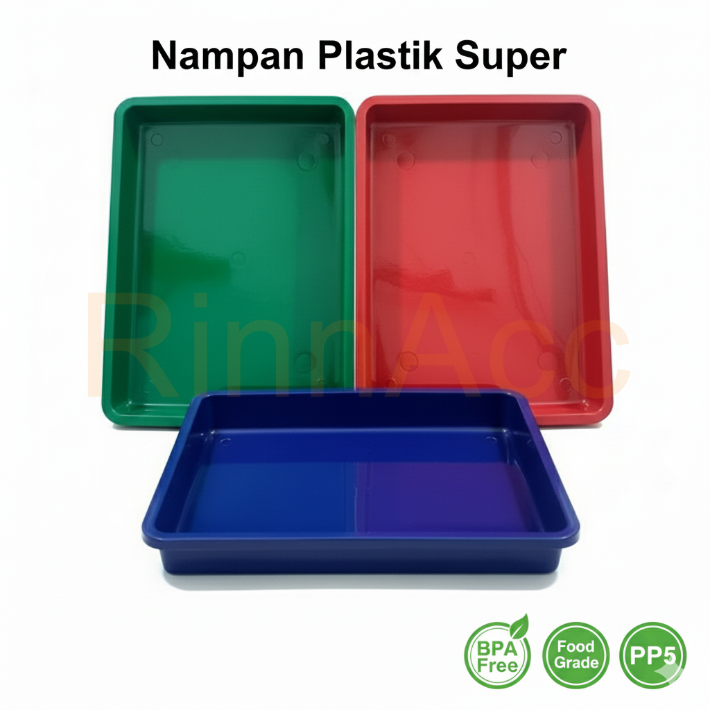 Jual Nampan Plastik 04 Besar / Baki Ukuran 35x27x5.5 Cm | Shopee Indonesia