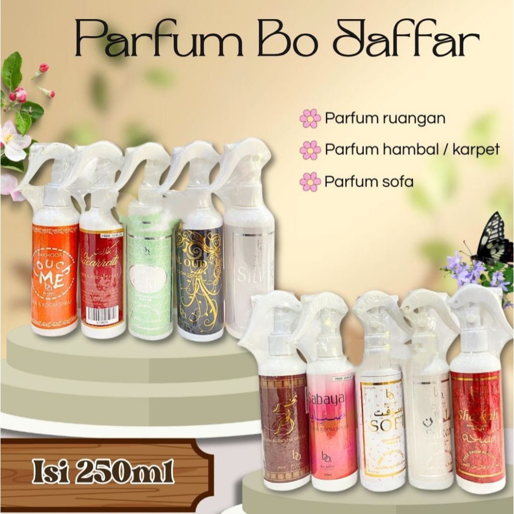 Jual Bo Jaffar Pengharum Ruangan Linen & Room Spray Aroma Terapi Bunga ...