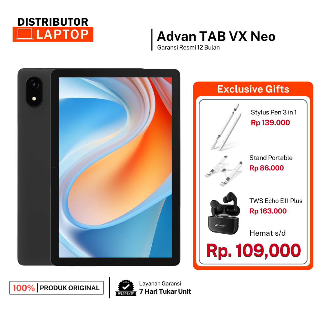Jual Tablet - Advan Tab VX Neo [ 4GB/128GB ] 10.1" IPS Screen Dual Sim ...
