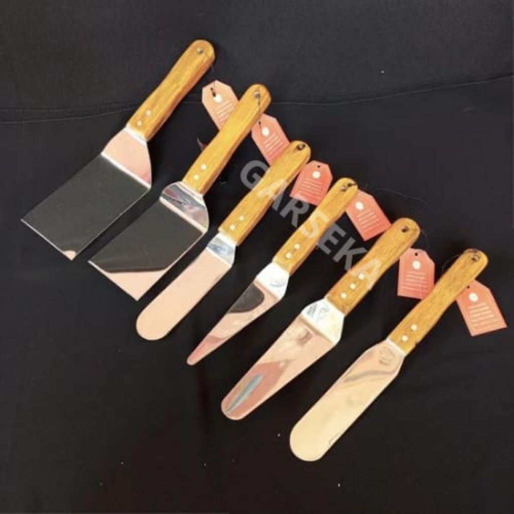 Jual spatula pizza spatula martabak/roti bakar bahan stainless steel ...