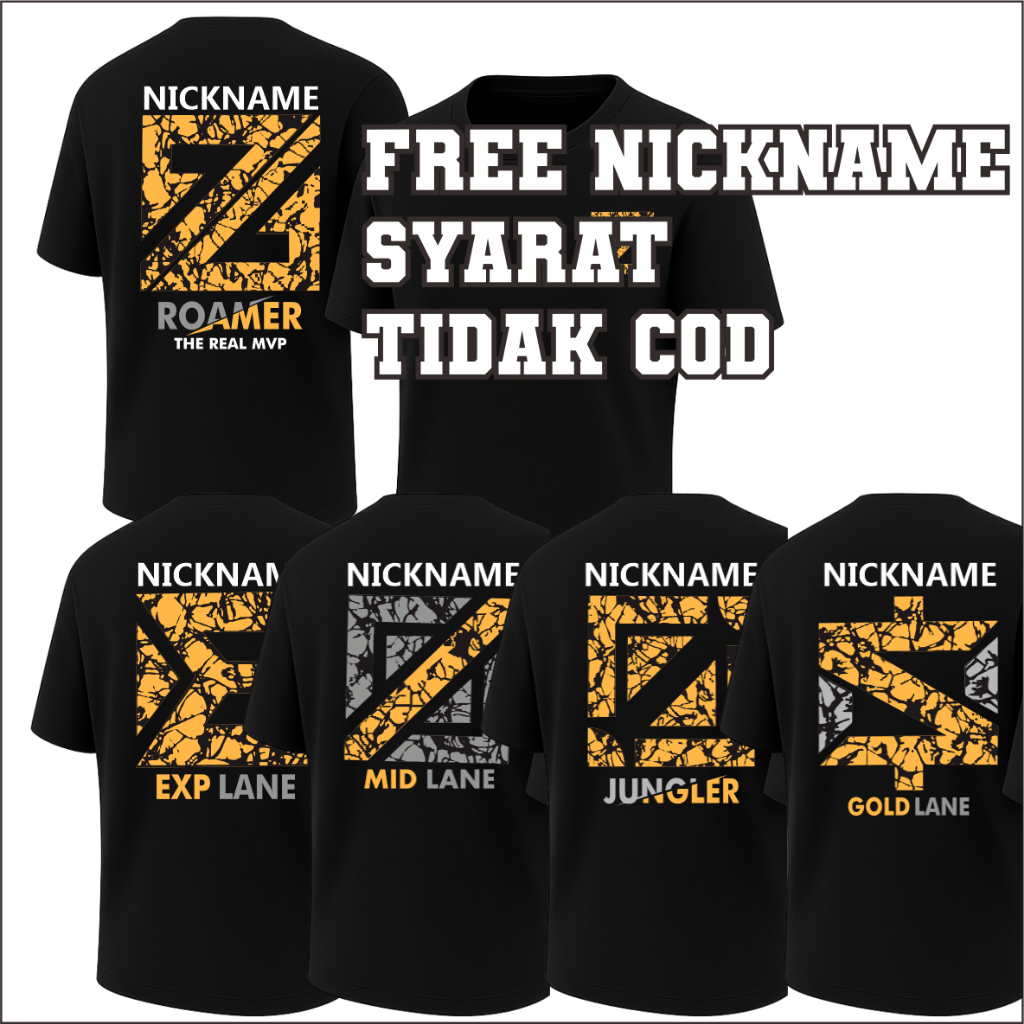 Jual PROMO ml2 Kaos baju pakaian t-shirt gaming mlbb mobile legeds ...