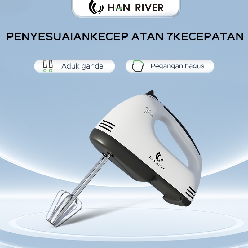 Jual HAN RIVER Mixer HRDDQ01WT Putih kocokan adonan elektrik/Alat ...