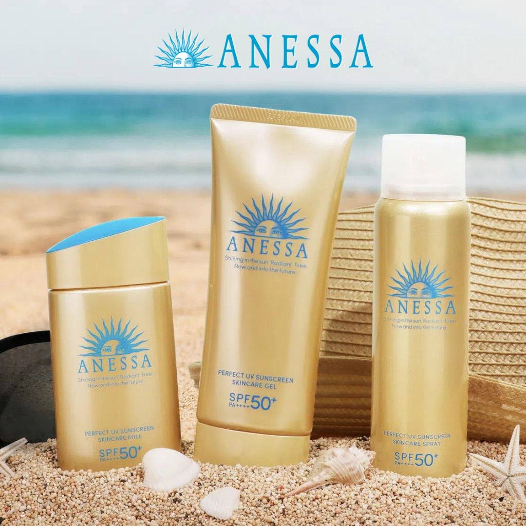 Jual Anessa Sunscreen Perfect UV Sunscreen Skincare Milk 60ml SPF50+ PA ...