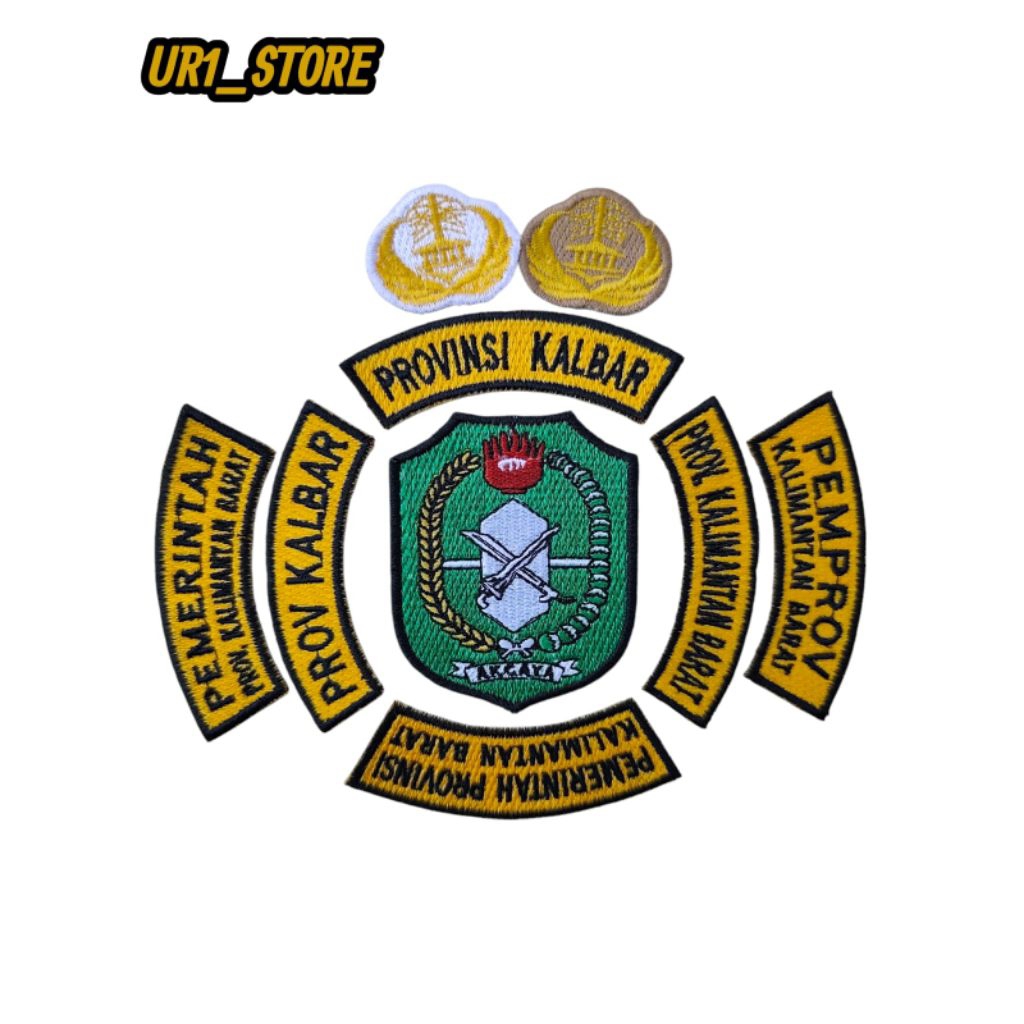 Jual BORDIR ATRIBUT PERLENGKAPAN SERAGAM ISTANSI ASN PNS KORPRI LOGO ...
