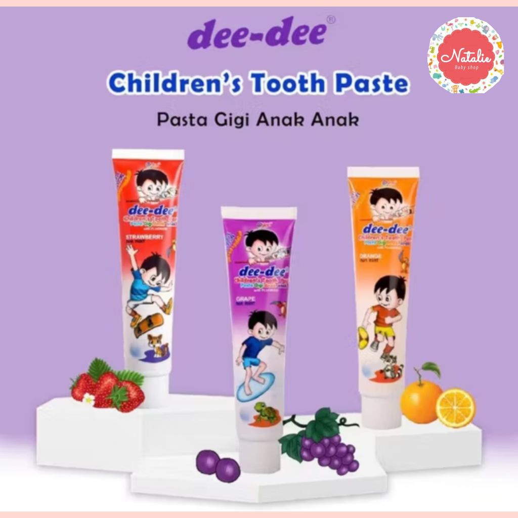 Jual DEE DEE Children Toothpaste 50gr Rasa Buah | Shopee Indonesia