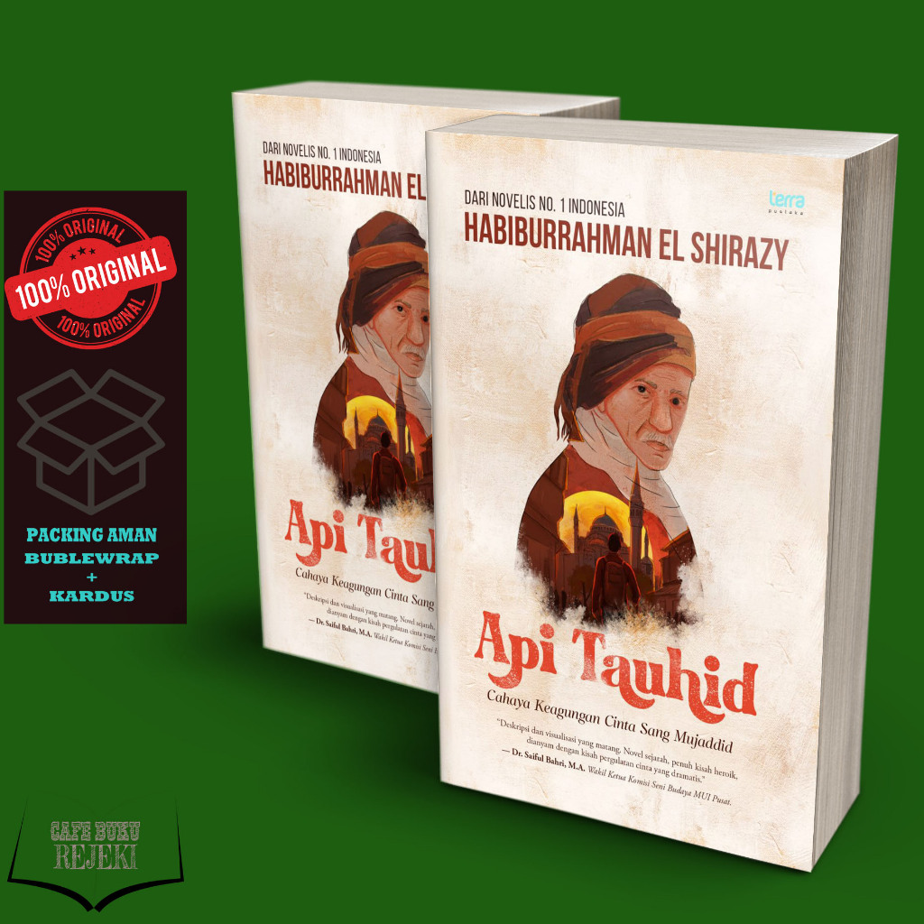 Jual Buku Novel Api Tauhid - Habiburrahman El Shirazy Original Cover ...