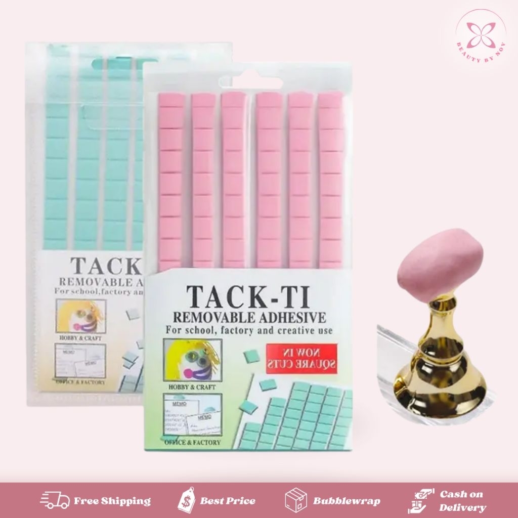 Jual NAIL CLAY GLUE TACK TI Reusable Perekat Multifungsi Kuku Palsu ...