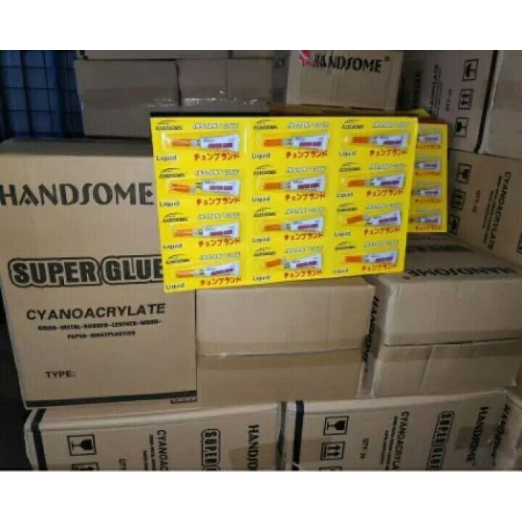 Jual Lem Power Handsome Lembaran 1 Dus Isi 24 Pcs | Shopee Indonesia