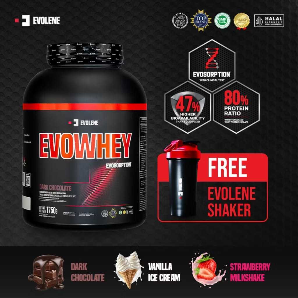 Jual EVOLENE Evowhey 50 Serving EVOSORPTION 1650 Gram Whey Protein ...
