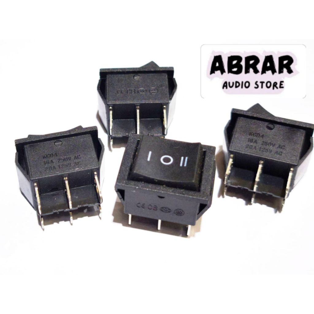 Jual SAKLAR POWER ON OFF ON BESAR TANPA LAMPU 6 PIN | Shopee Indonesia