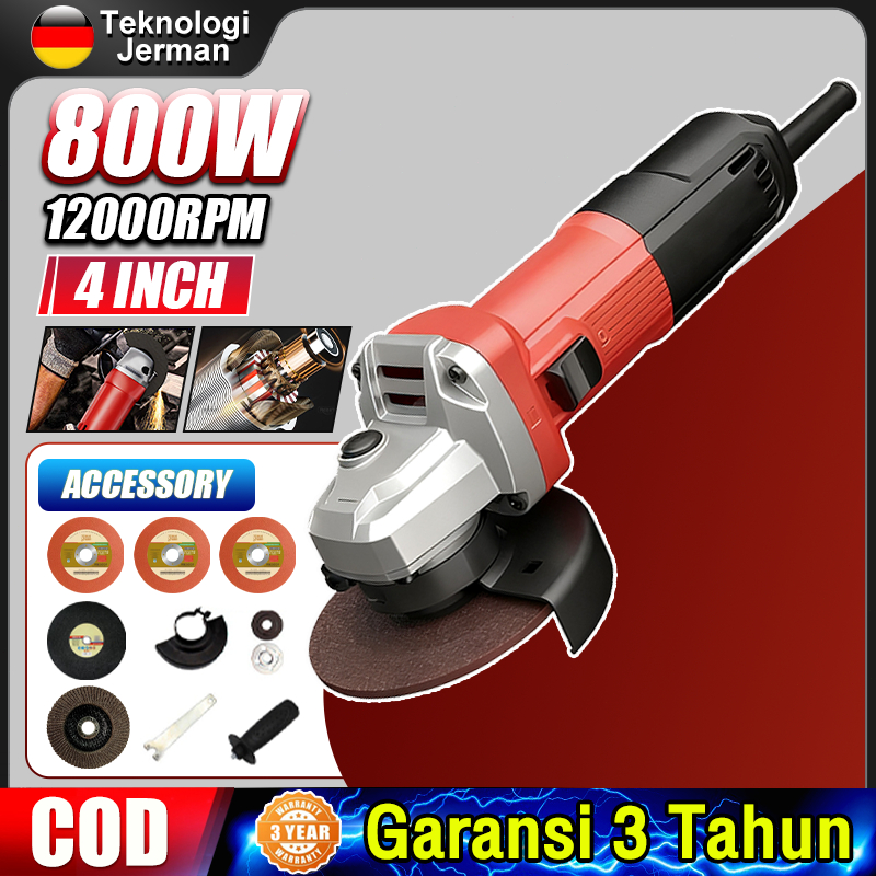 Jual Reaim Mesin Gerinda Tangan 4 inch PRO Kualitas Tinggi Gerinda ...