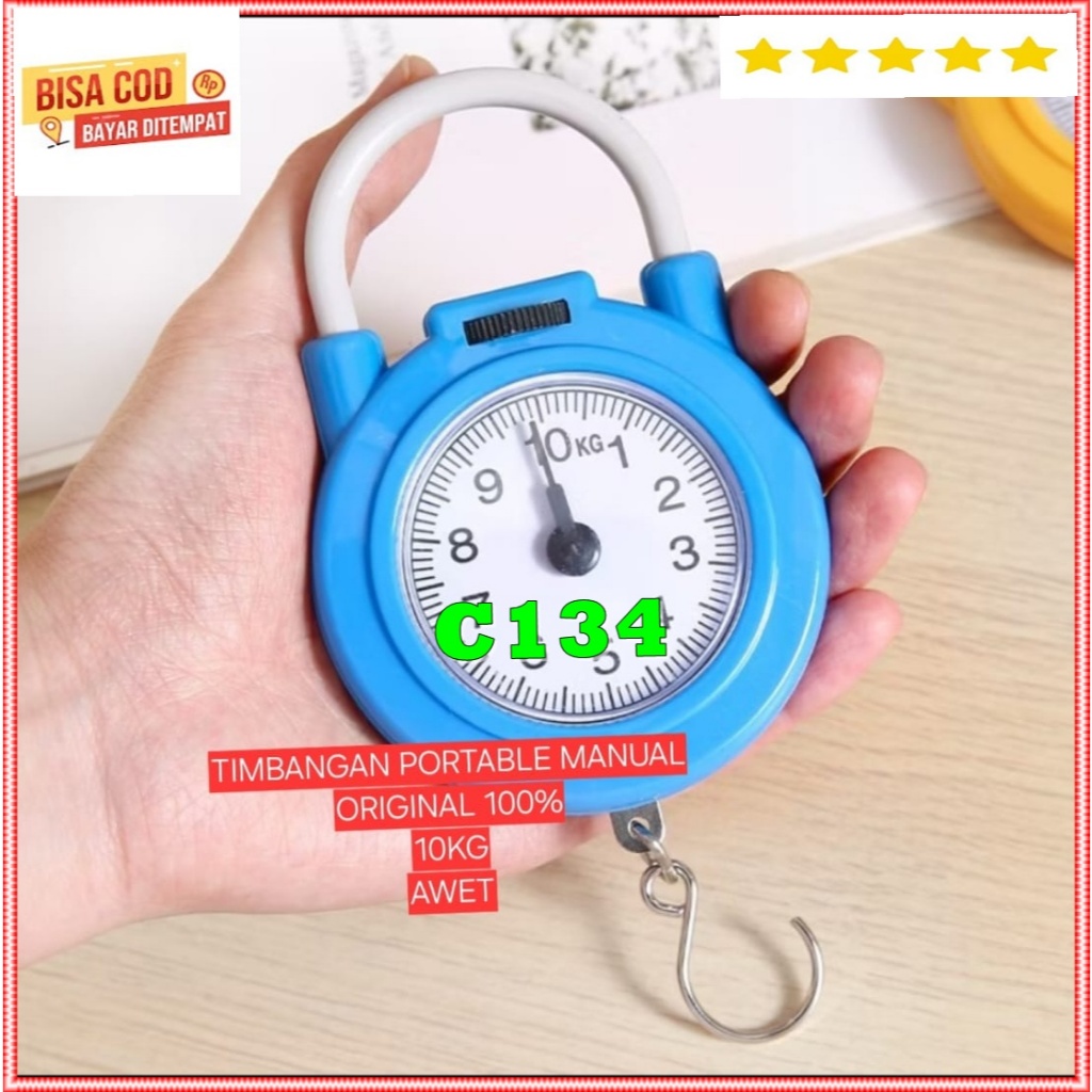 Jual C134 O100% ORI SKALA NERACA MINI TIMBANGAN BERAT 10 kg 10KG MANUAL ...