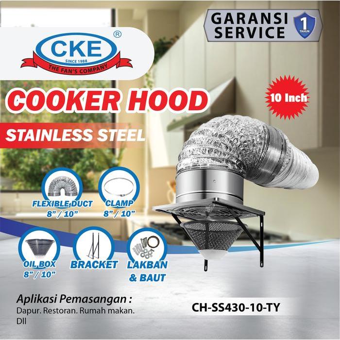 Jual Kipas Kompor Dapur 10 Inch Exhaust Fan Penghisap Asap Kitchen ...