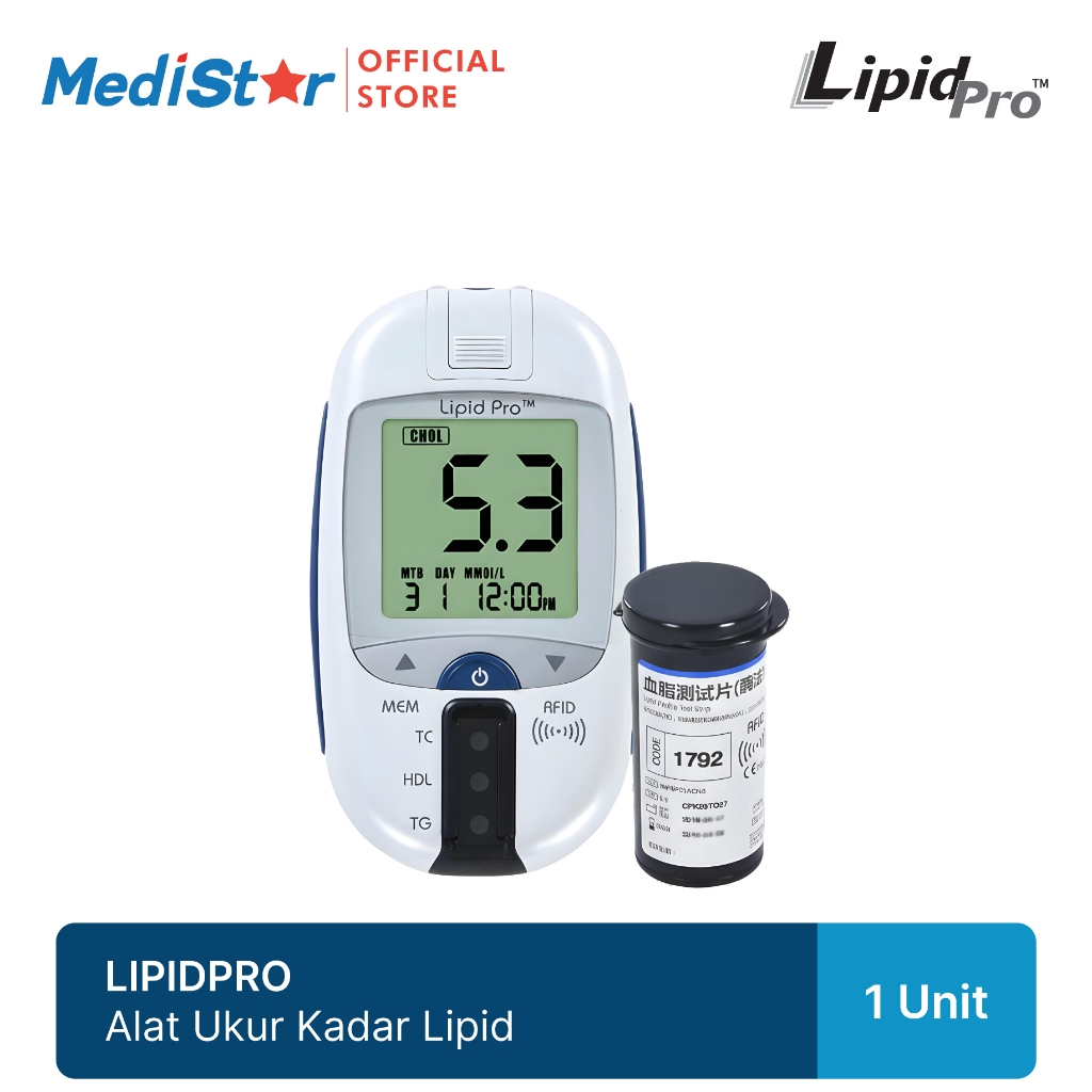 Jual LIPIDPRO - Alat Test (Chol, HDL, Trigliserida, LDL) Meter + 10 ...