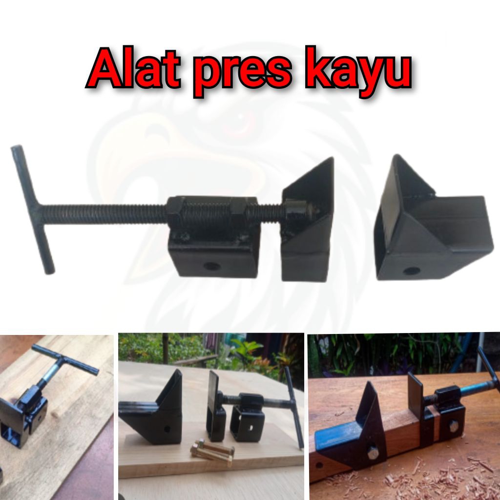 Jual Alat pres kayu pres papan presisi bahan besi holo 4X4 | Shopee ...