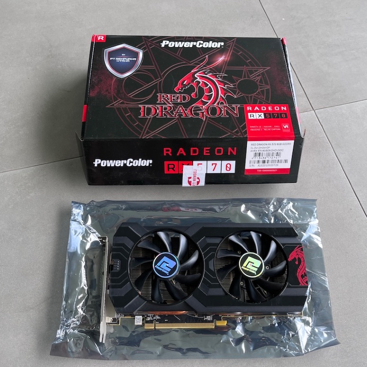 Jual VGA RX 570 8GB POWERCOLOR RED DRAGON GDDR5 | Shopee Indonesia