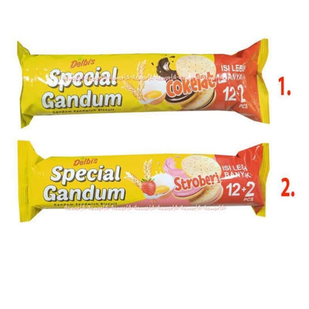 Jual DELBIS SPECIAL GANDUM COKELAT | STROBERY NETTO 115 GR | Shopee ...