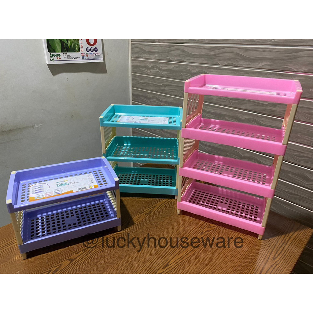 Jual rak susun 2,3, & 4 besar serbaguna / rak susun plastik durio S ...
