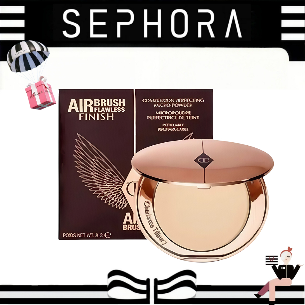 Jual CT Powder Charlotte Tilbury Foundation Airbrush Flawless Finish ...