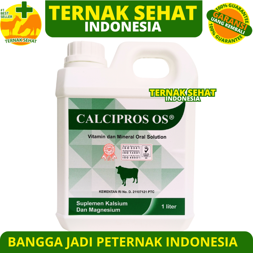 Jual CALCIPROS OS 1 LITER - Suplemen Sapi Kambing Atasi Ambruk Lumpuh ...