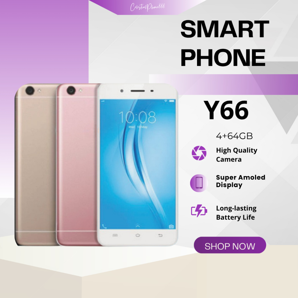 Jual Android smartphone New 100% VIVO Y66 Ram 4GB Internal 64GB LTE ...