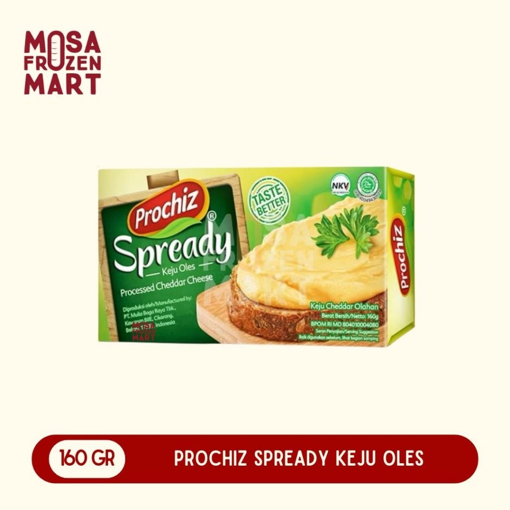 Jual Prochiz Spready Keju Oles 160 Gr | Cheese Spread | Shopee Indonesia