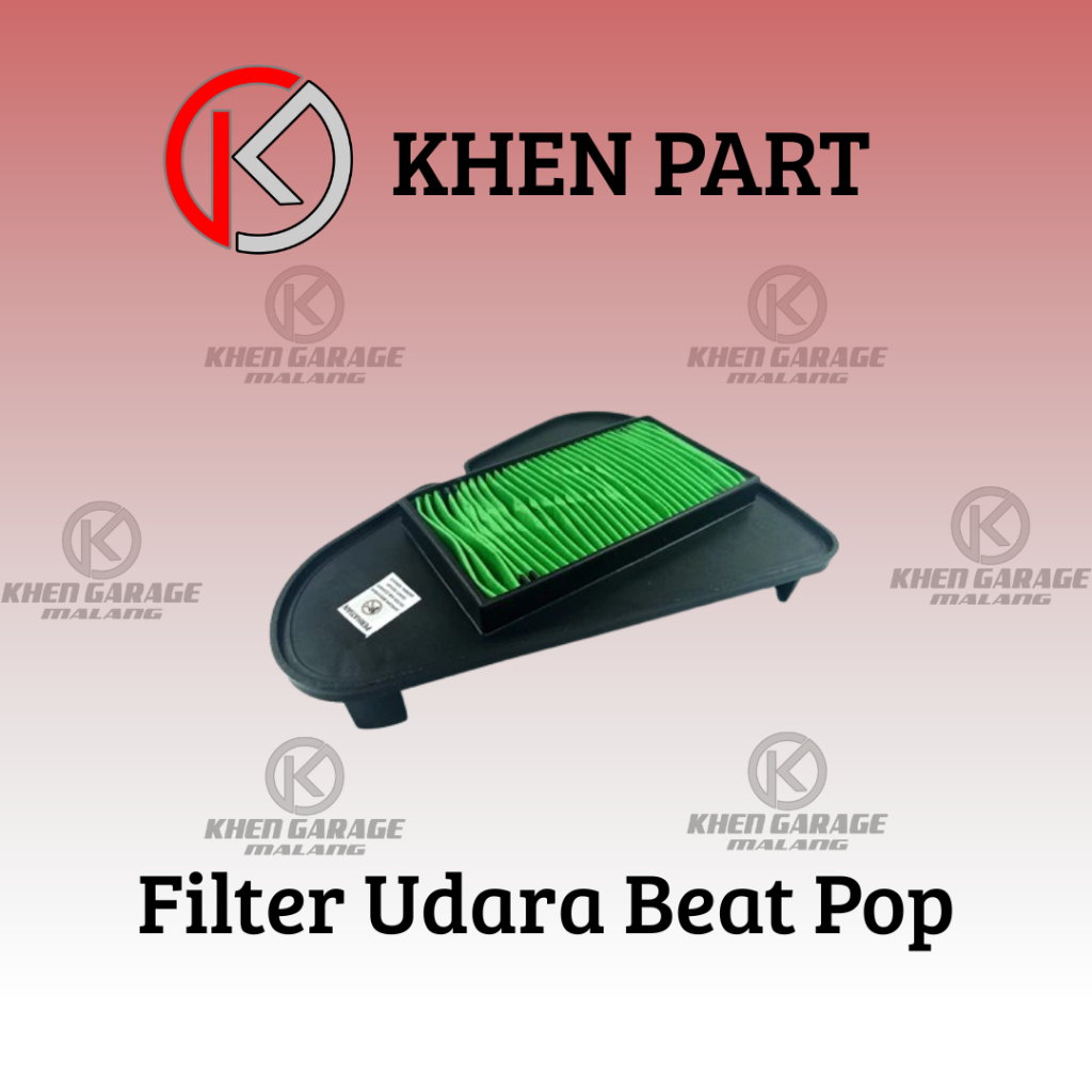 Jual KHEN1507 Filter Udara Beat Pop - Saringan Udara Air Cleaner Plug A ...