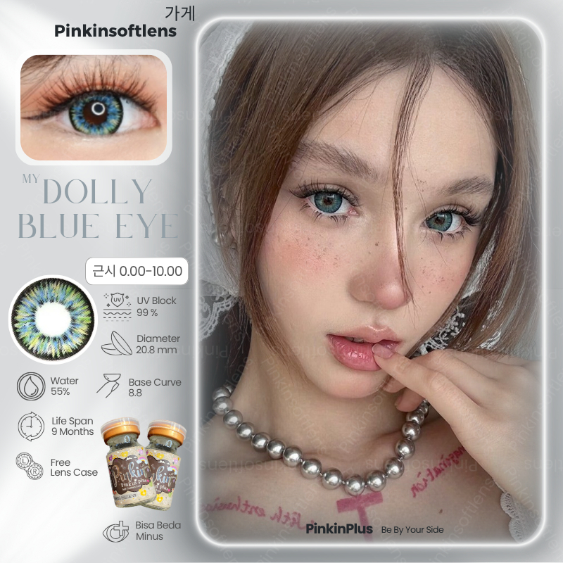 Jual Softlens My Dolly Eye 20.8mm Blue Biru Wedding Lens / Softlen My ...