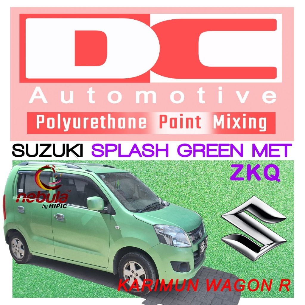 Jual Cat PU Suzuki Karimun Wagon R Splash Green Metallic ZKQ | Shopee ...