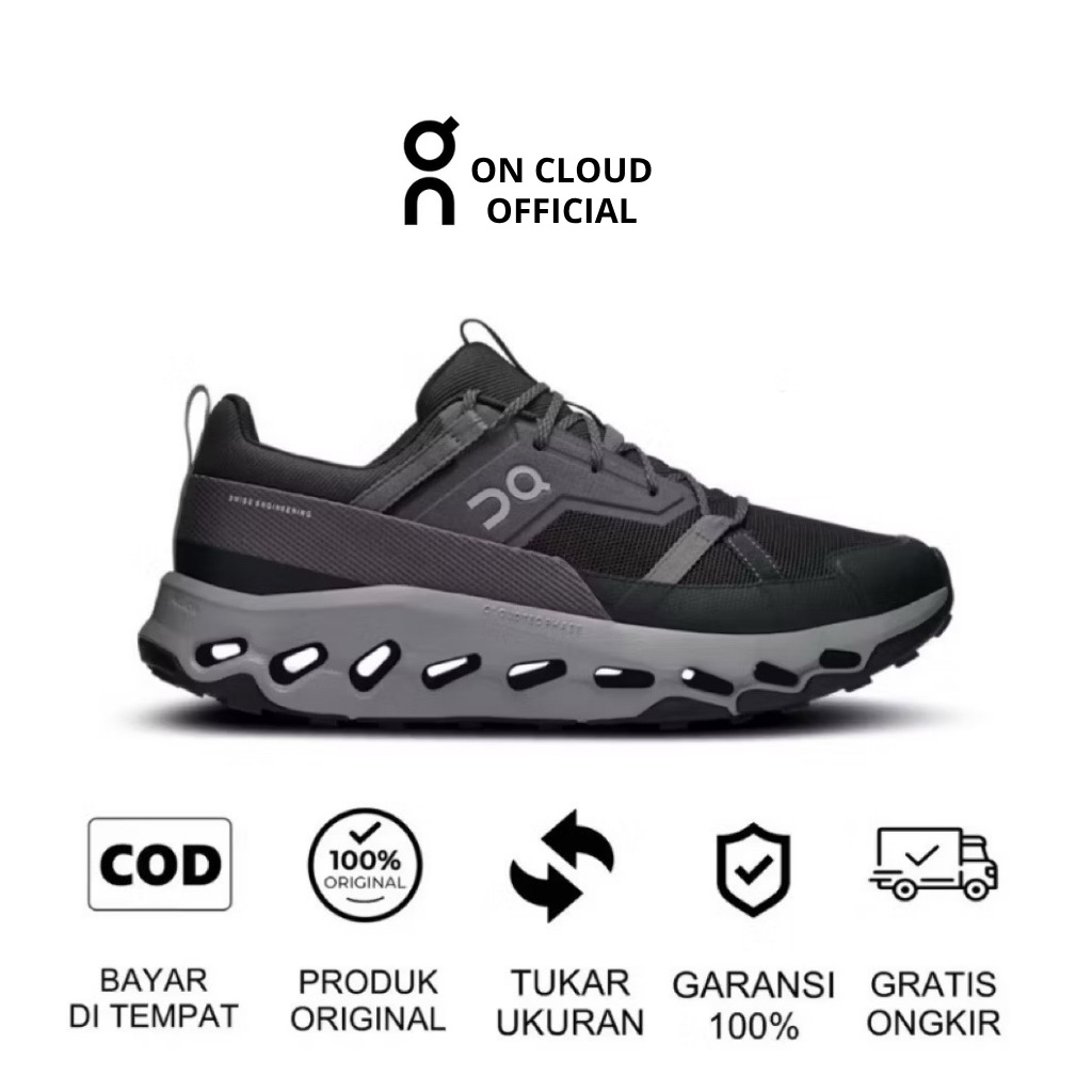 Jual SEPATU RUNNING ON CLOUD HORIZON BLACK ORIGINAL SHOES | Shopee ...