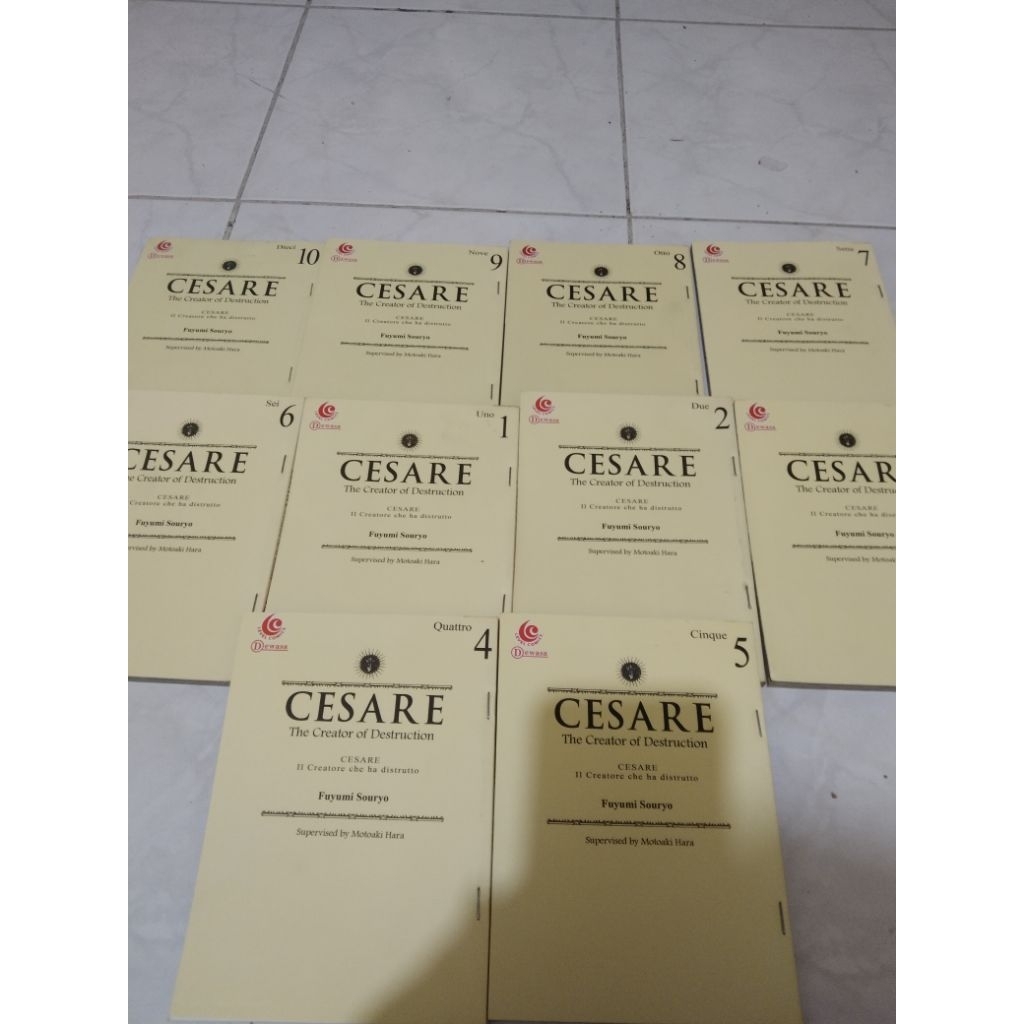 Jual komik cesare the creator of destruction preloved | Shopee Indonesia