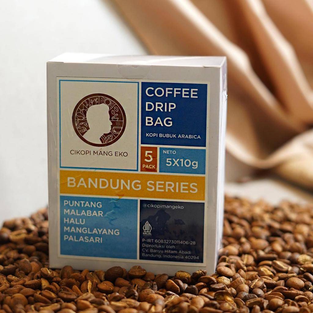 Jual Coffee Drip Bag Bandung Series by Cikopi Mang Eko – 5 Pack x 10gr ...