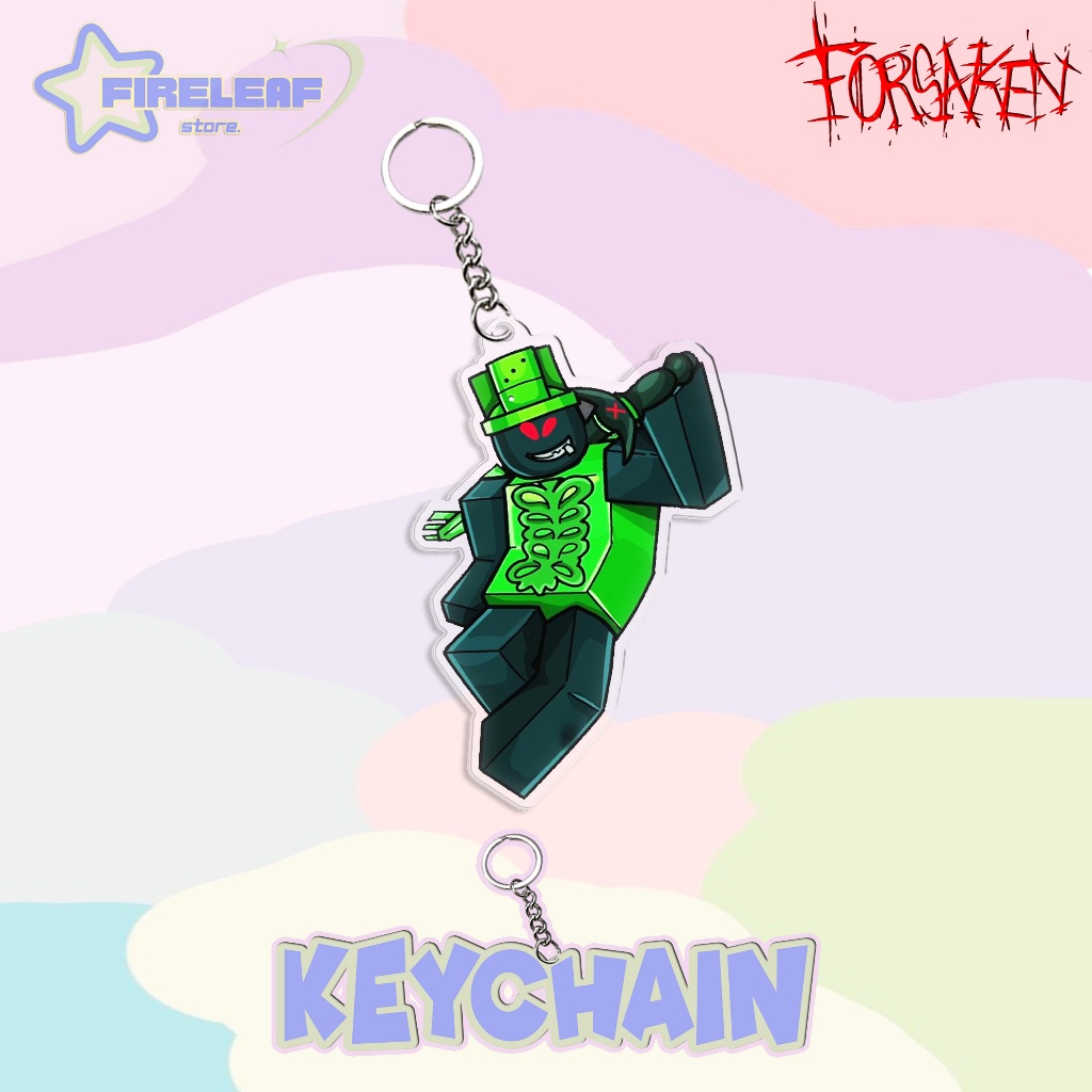 Jual GANTUNGAN KUNCI AKRILIK FORSAKEN ROBLOX / KEYCHAIN GANCI 1X1X1X1 ...