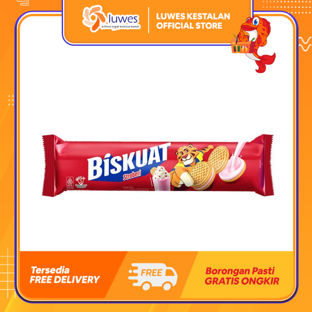 Jual Biskuat biskuit gandum dan susu lapis bulat 105gr | Shopee Indonesia