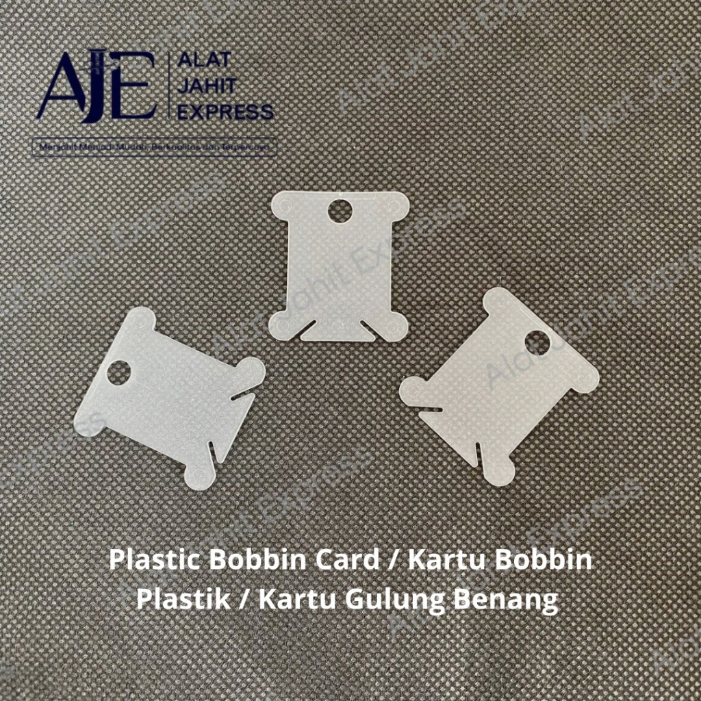 Jual Plastic Bobbin Card / Kartu Bobbin Plastik / Kartu Gulung Benang ...