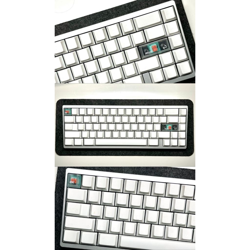 Jual Barebone Neo65 Keyboard - Silver - CF Plate - Trimode - Copper ...