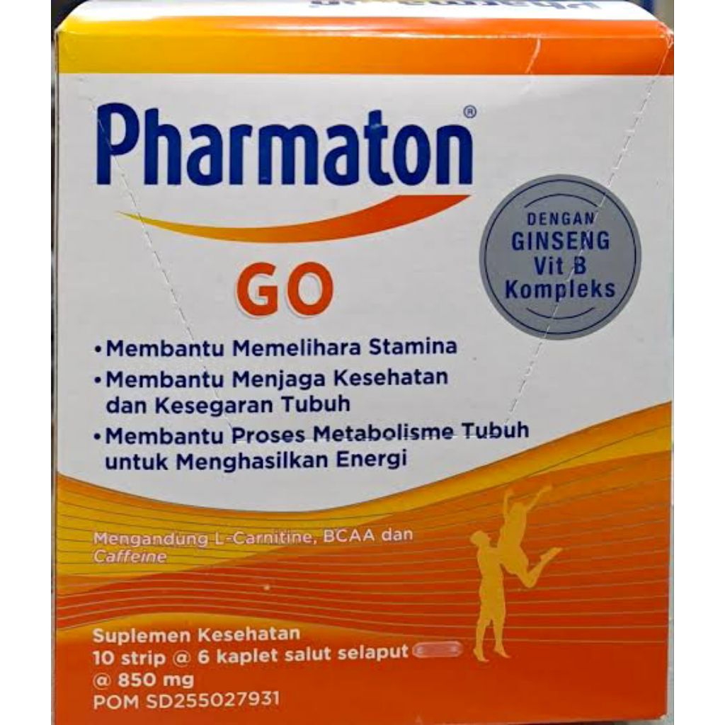 Jual pharmaton Go 1 box+10 Strip @6 Kaplet | Shopee Indonesia