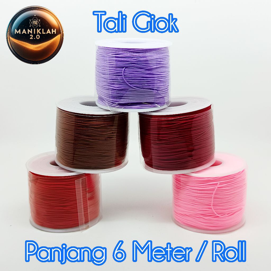 Jual ( Minimal pembelian Rp 20.000 ) Tali Giok Warna Hitam, Ungu, Merah ...