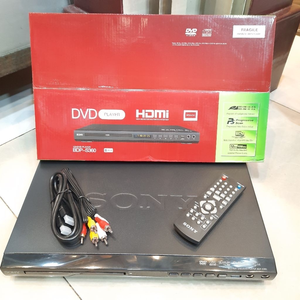 Jual DVD PLAYER SONY BDP-S360 / PLAYER DVD, VCD, CD, USB MP3 | Shopee ...