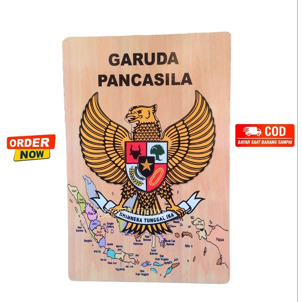Jual Puzzle Anak Edisi Garuda Pancasila Mainan kayu | Shopee Indonesia