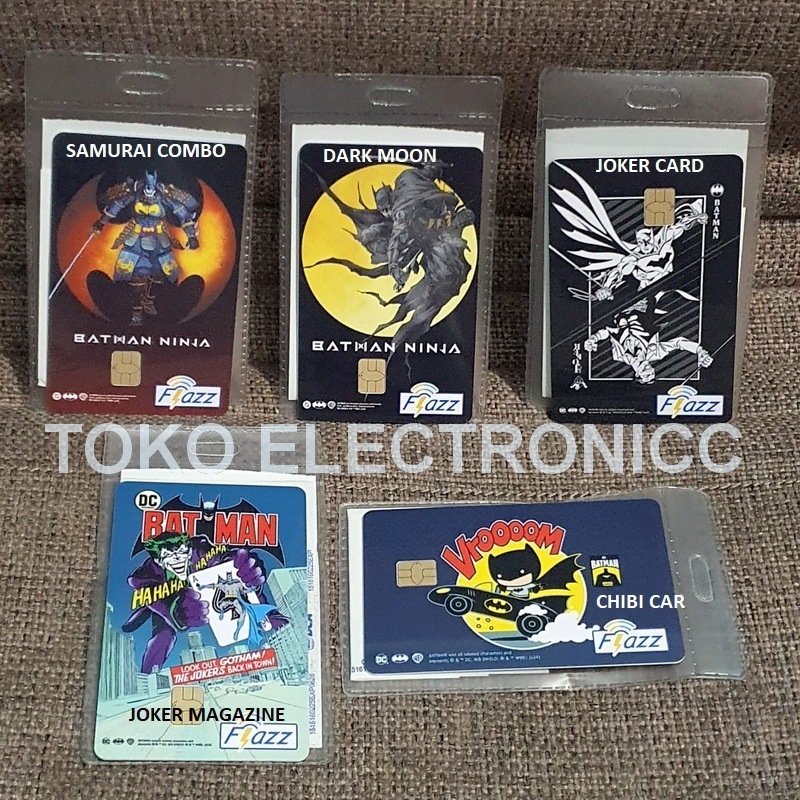 Jual Kartu Flazz Edisi Batman Joker Magazine Batman Samurai Dark Moon ...
