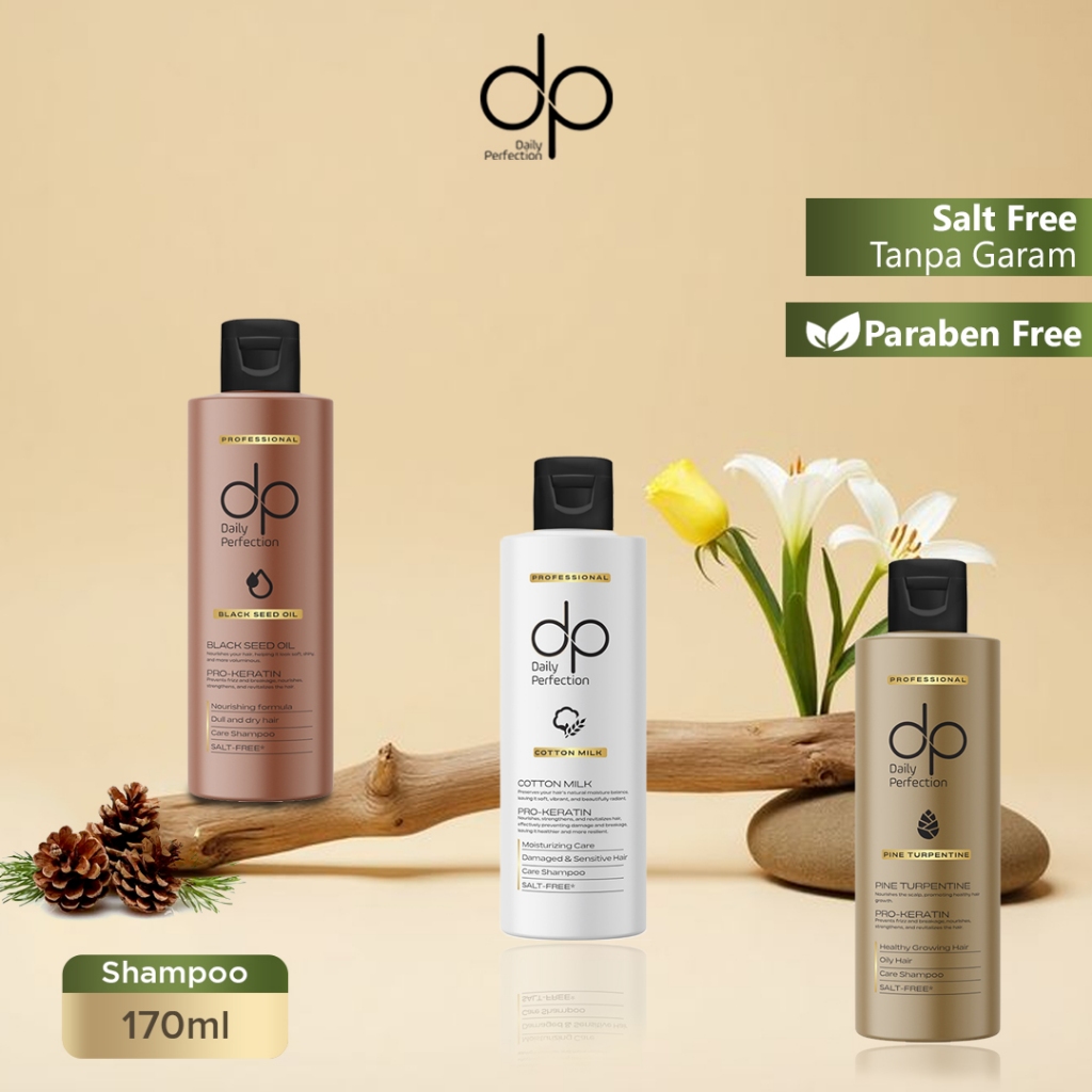 Jual DP Daily Perfection Shampoo 170 ml - Salt Free Shampo Bebas Garam ...