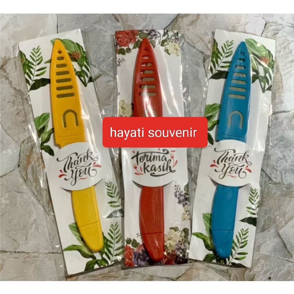 Jual min 50 pcs souvenir pisau kemas shaby | Shopee Indonesia